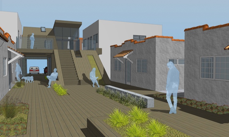 Homeless Housing Los Angeles Outdoor Space Architecture