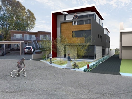 small lot subdivision los angeles architects colony circle modern homes